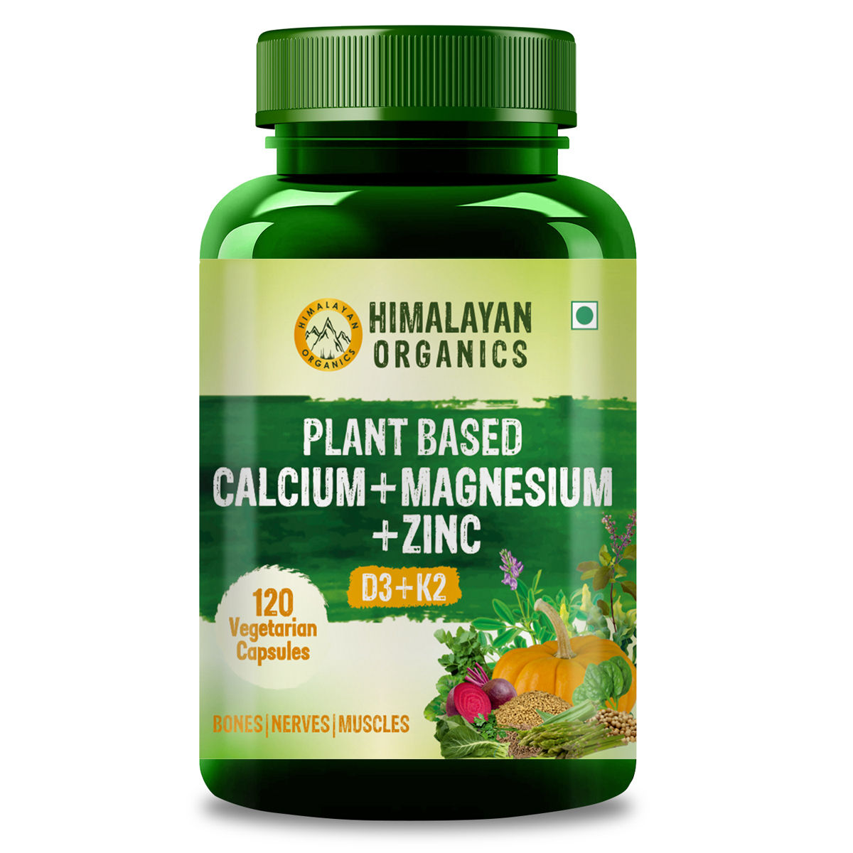 Vlado's Himalayan Organics Plant Based Calcium+Magnesium+Zinc+D3 K2, 120 Capsules యొక్క ఉపయోగాలు ...