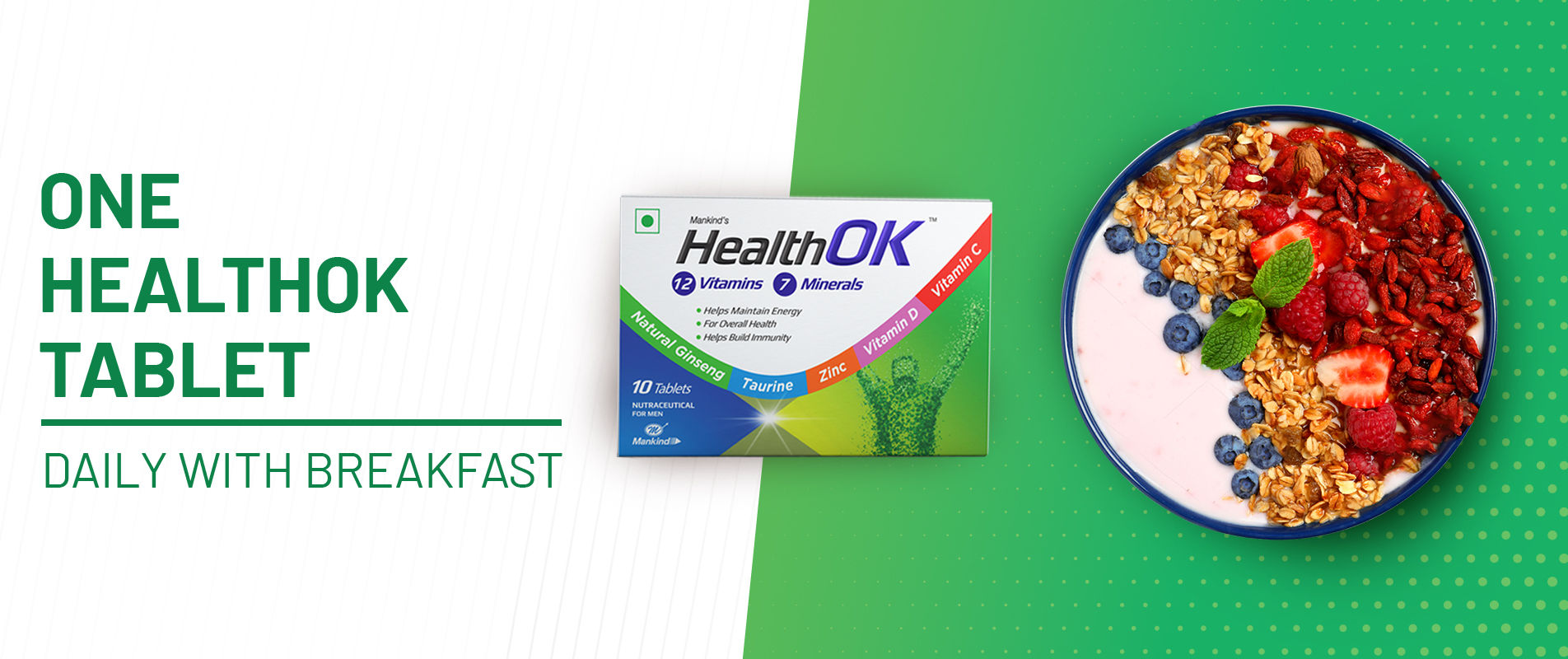 Buy Health OK Multivitamin & Multimineral, 10 Tablets | 19 Minutes ...