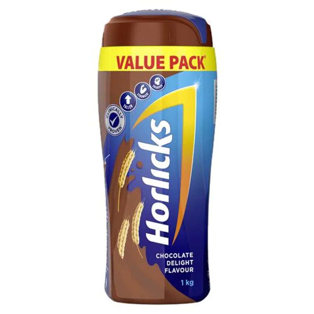 Horlicks Chocolate Flavour Nutritional Drink Powder, 1 Kg Jar Price ...