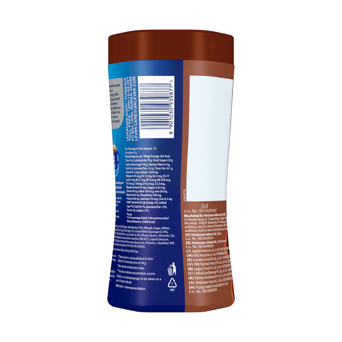 Horlicks Millet Chocolate Flavour Powder, 400 gm Price, Uses, Side ...