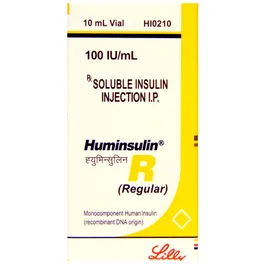 Huminsulin R 100IU/ml Solution for Injection | Uses, Side Effects ...