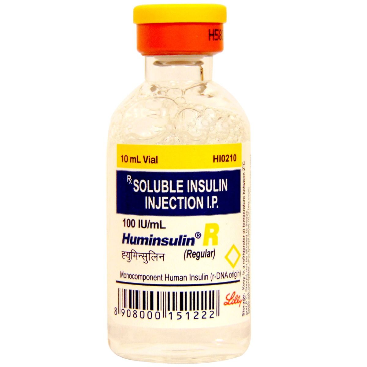 Huminsulin R 100IU/ml Solution for Injection 10 ml Price, Uses, Side ...