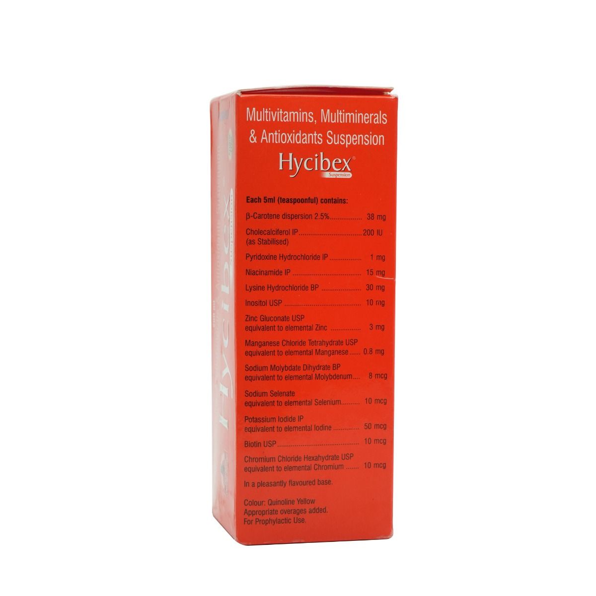 Hycibex Sugar Free Pineapple Orange Suspension 200 ml Price, Uses, Side ...