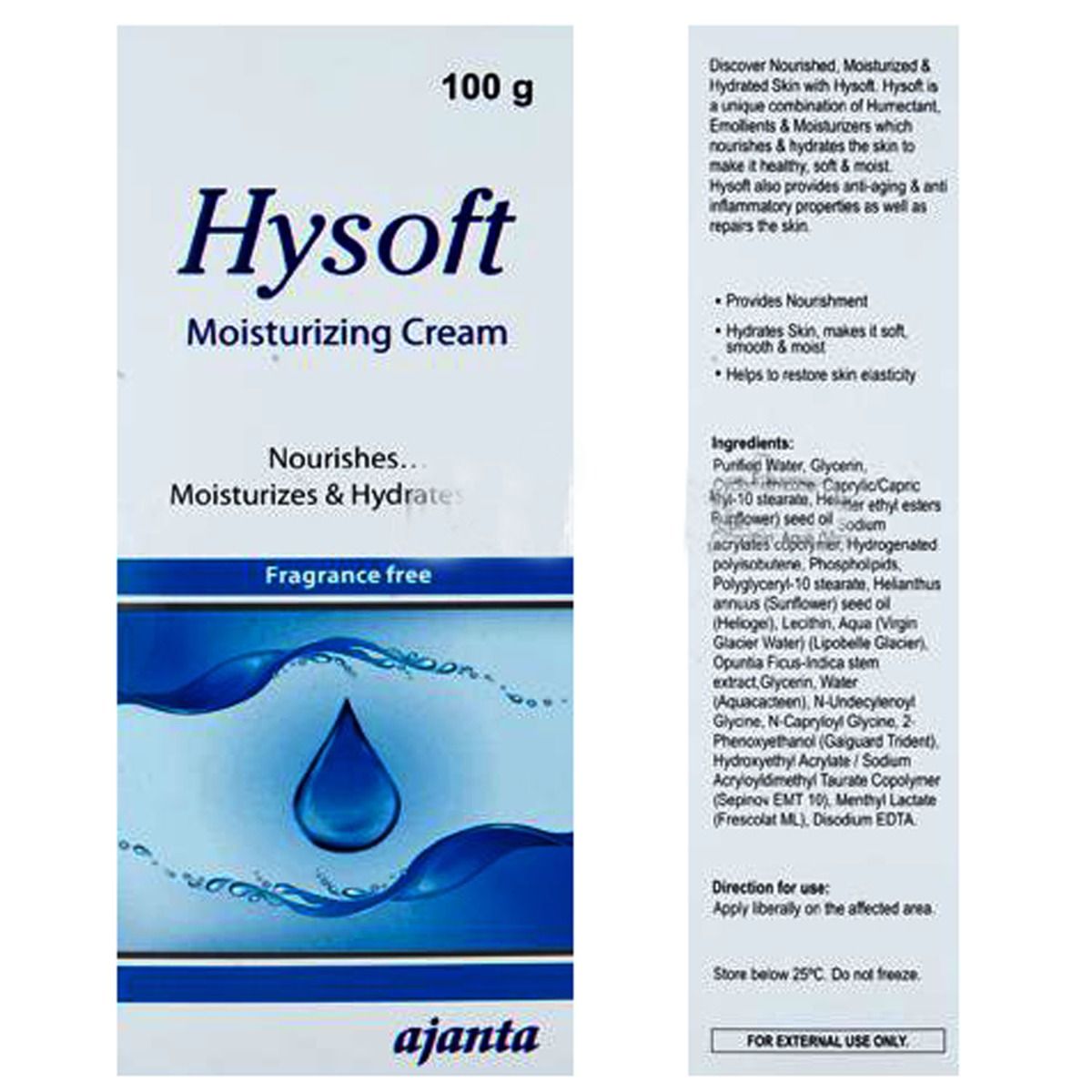 Hysoft Moisturizing Cream 100 gm Price, Uses, Side Effects, Composition - Apollo Pharmacy