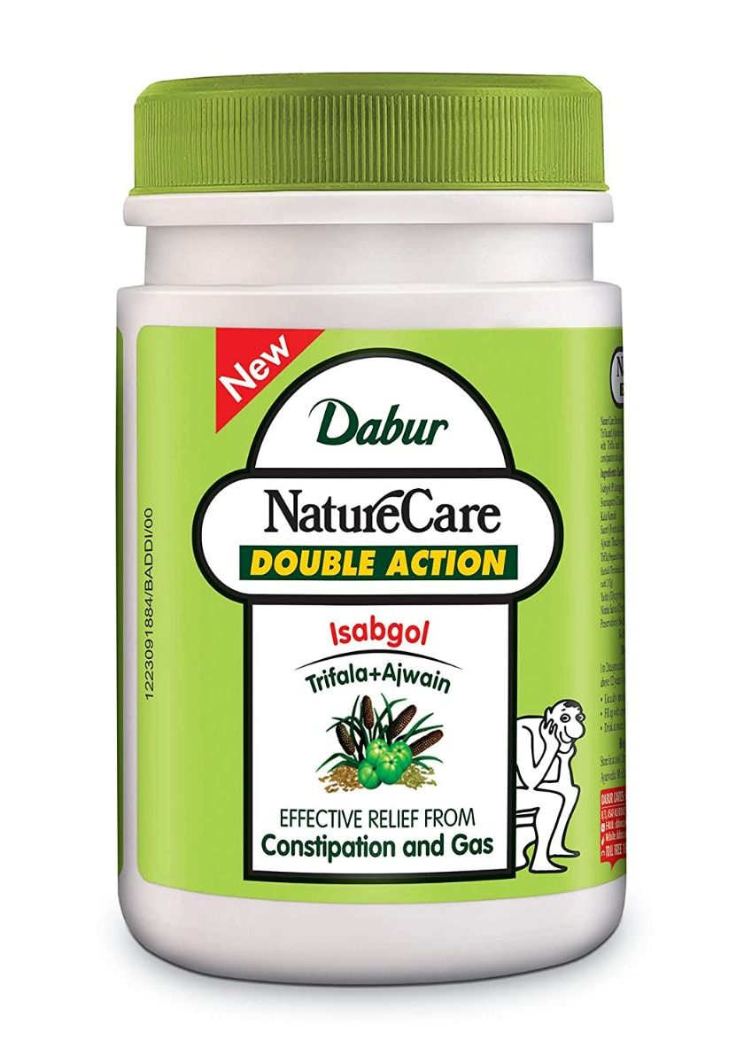 Dabur Nature Care Double Action Isabgol Powder, 100 gm Price, Uses ...