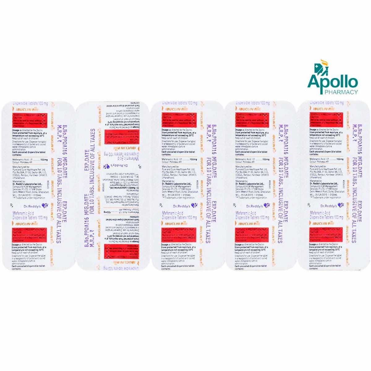 Ibuclin P Tablet 10's Price, Uses, Side Effects, Composition - Apollo ...