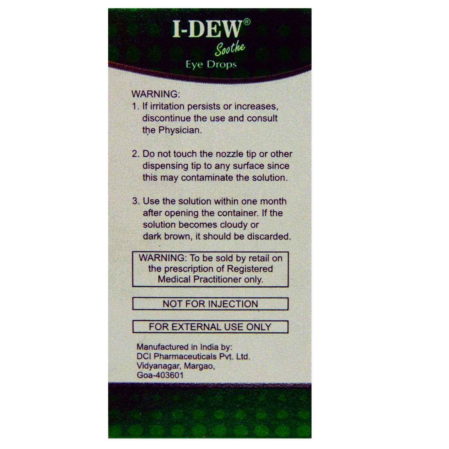 I dew Eye Drops | Uses, Side Effects, Price | Apollo Pharmacy