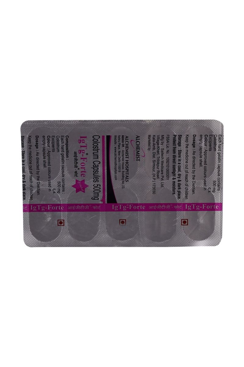 Igtg Forte Capsule 10's Price, Uses, Side Effects, Composition - Apollo ...