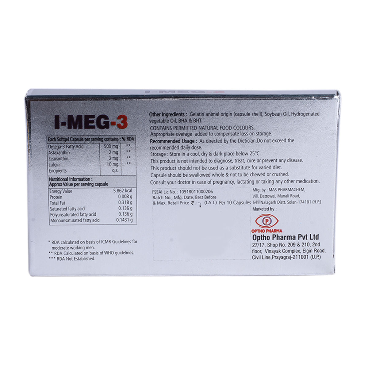 I-Meg 3 Capsule 10's Price, Uses, Side Effects, Composition - Apollo ...