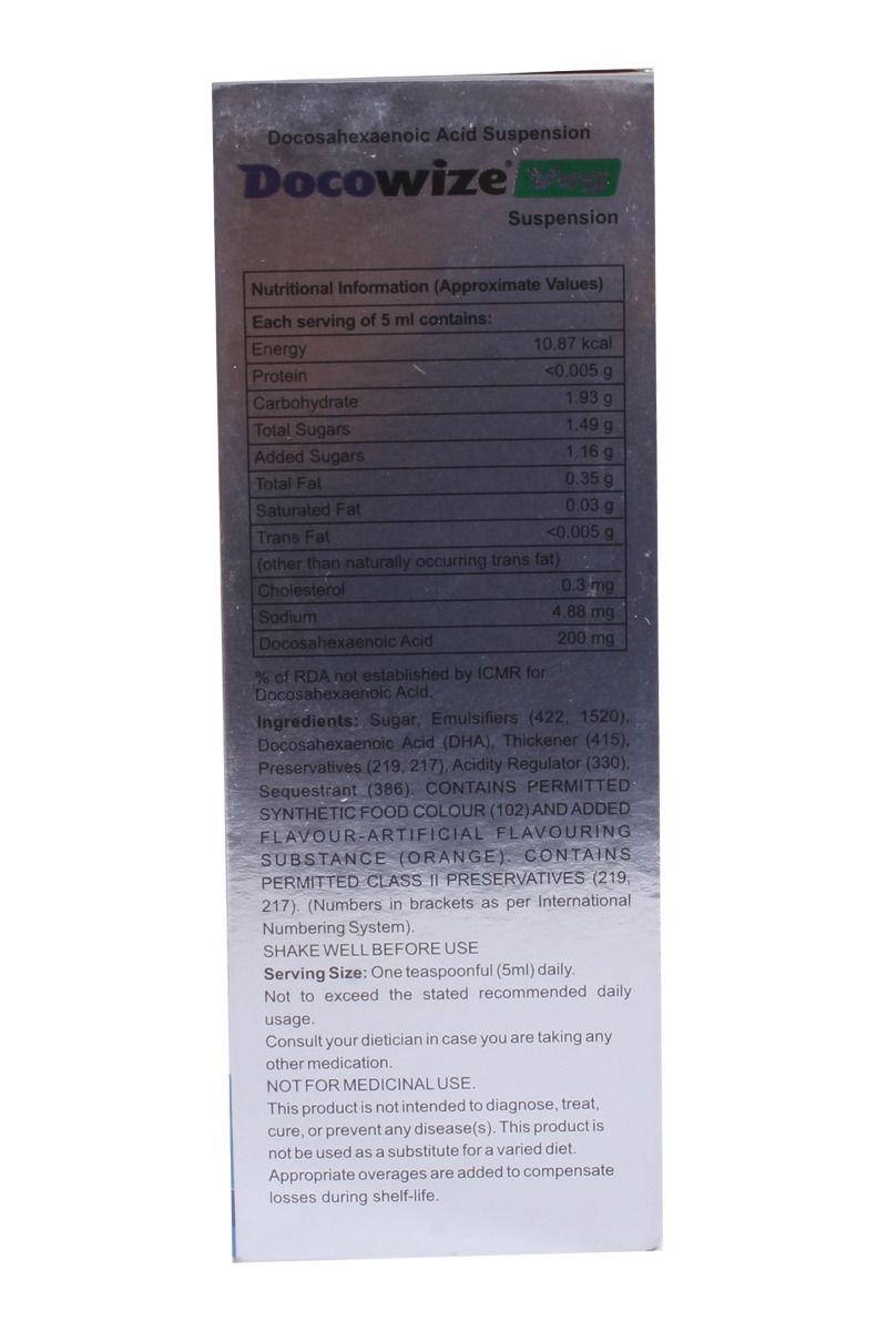 Docowize Veg Suspension 100 ml Price, Uses, Side Effects, Composition ...