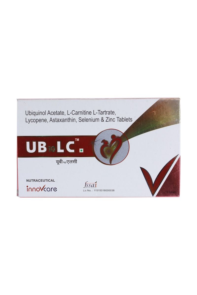 UB 10 LC Softgel Capsule 10's Price, Uses, Side Effects, Composition ...