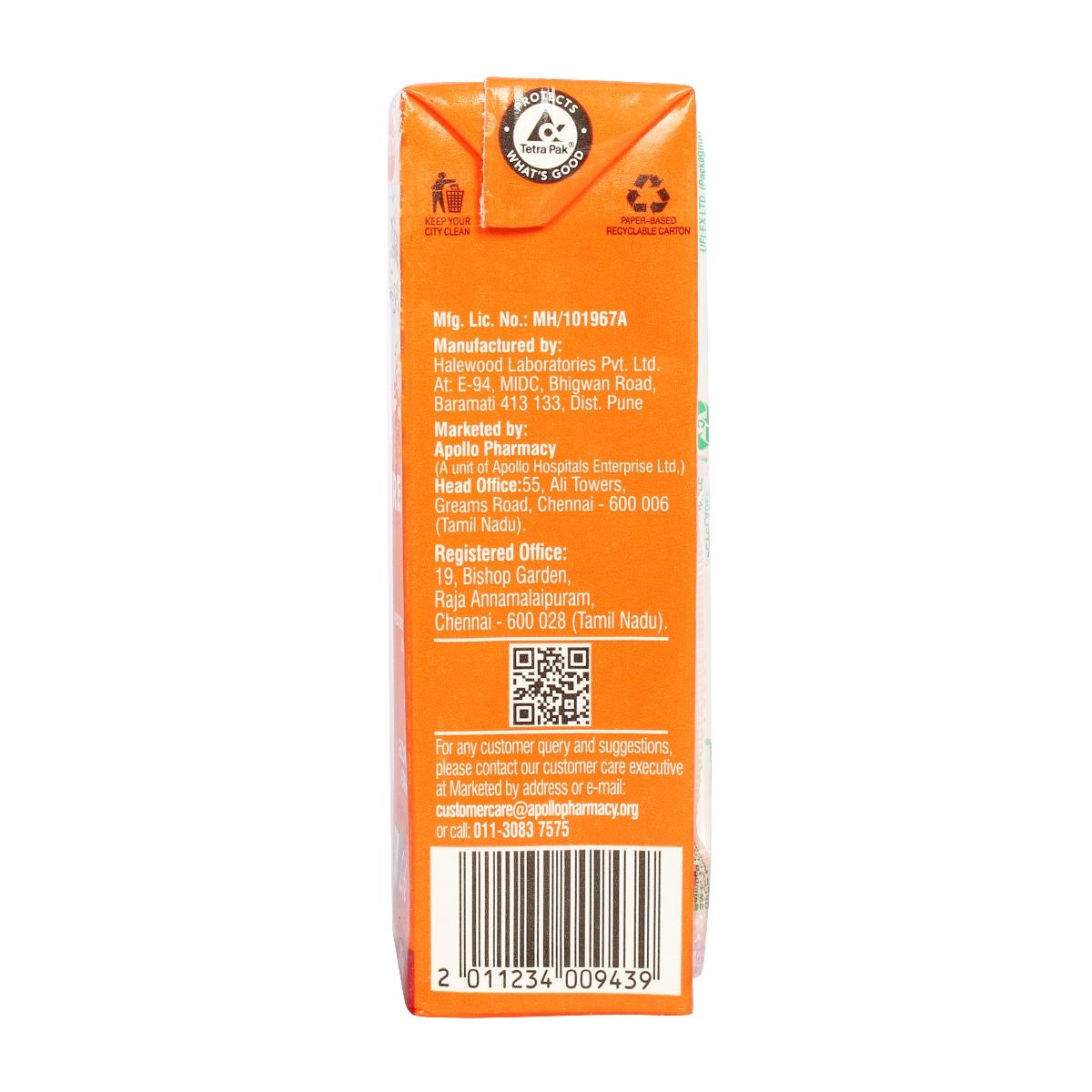 Apollo Pharmacy ORS Orange Flavour Drink 200 ml, 4 Count Price, Uses ...