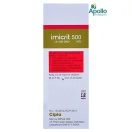 IMICRIT 500MG INJECTION | Uses, Side Effects, Price | Apollo Pharmacy