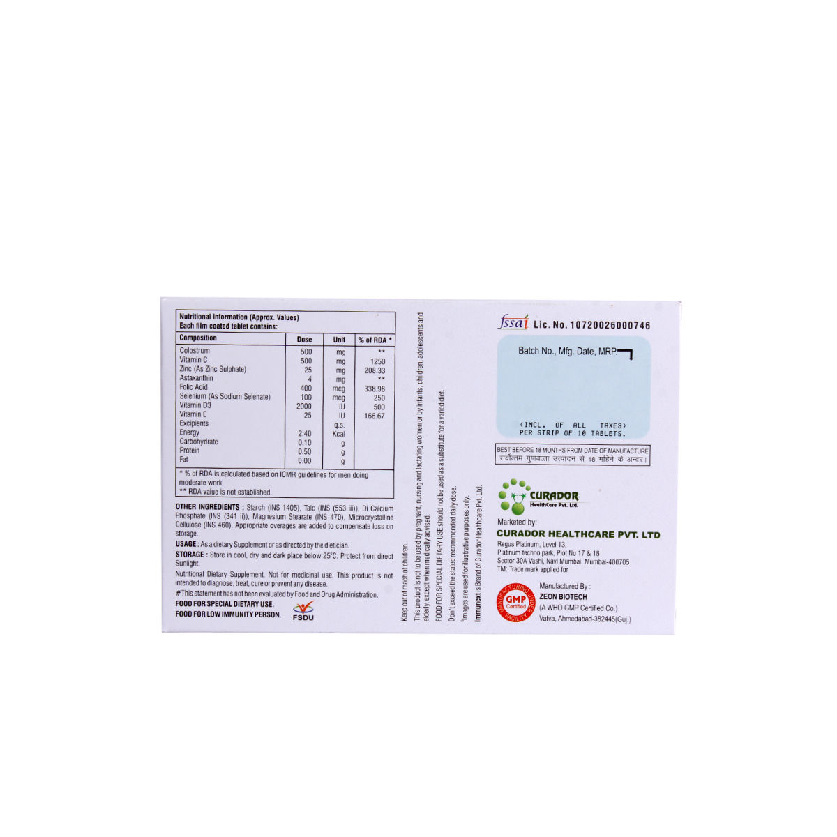 IMMUNEXT TABLETS 10'S Price, Uses, Side Effects, Composition - Apollo ...