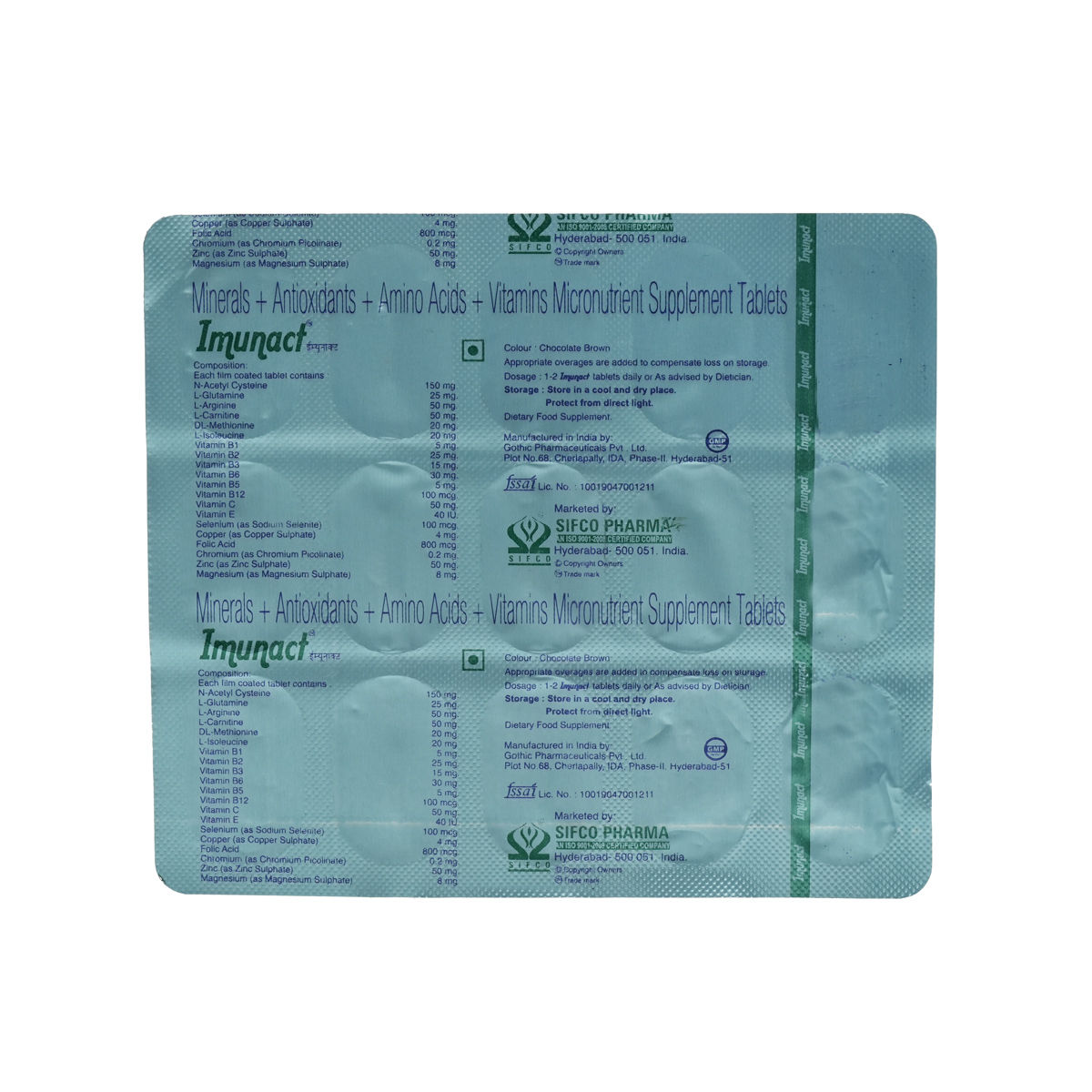 Imunact Tablet | Uses, Side Effects, Price | Apollo Pharmacy