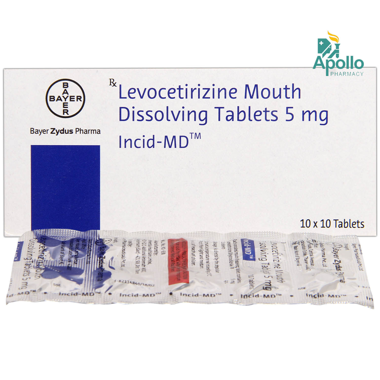 Incid-MD Tablet 10's Price, Uses, Side Effects, Composition - Apollo ...
