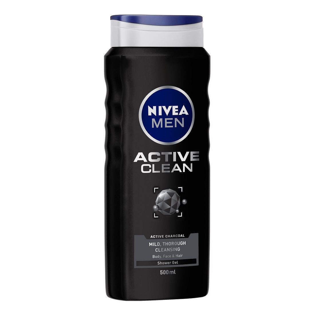 Nivea Men Active Clean Charcoal Shower Gel, 500 ml Price, Uses, Side ...