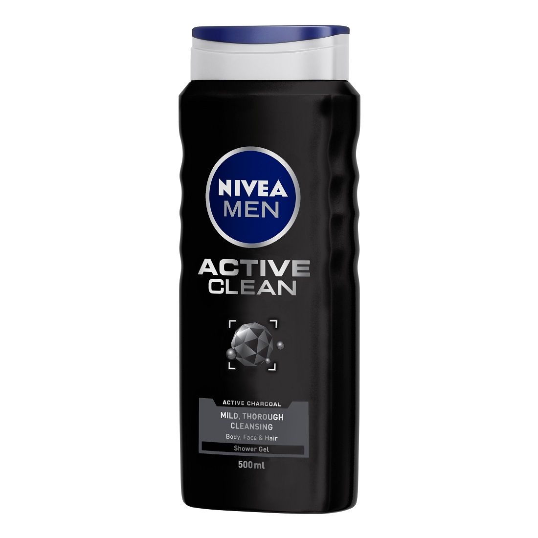 Nivea Men Active Clean Charcoal Shower Gel, 500 ml Price, Uses, Side ...