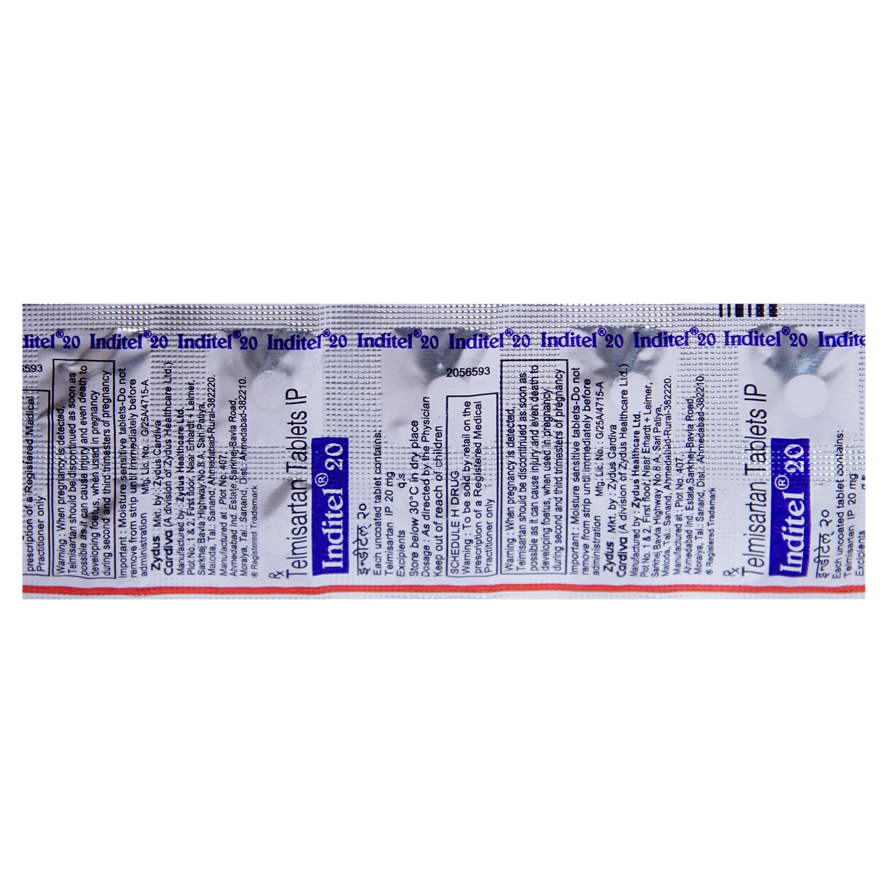 Inditel 20 Tablet 10's Price, Uses, Side Effects, Composition - Apollo ...