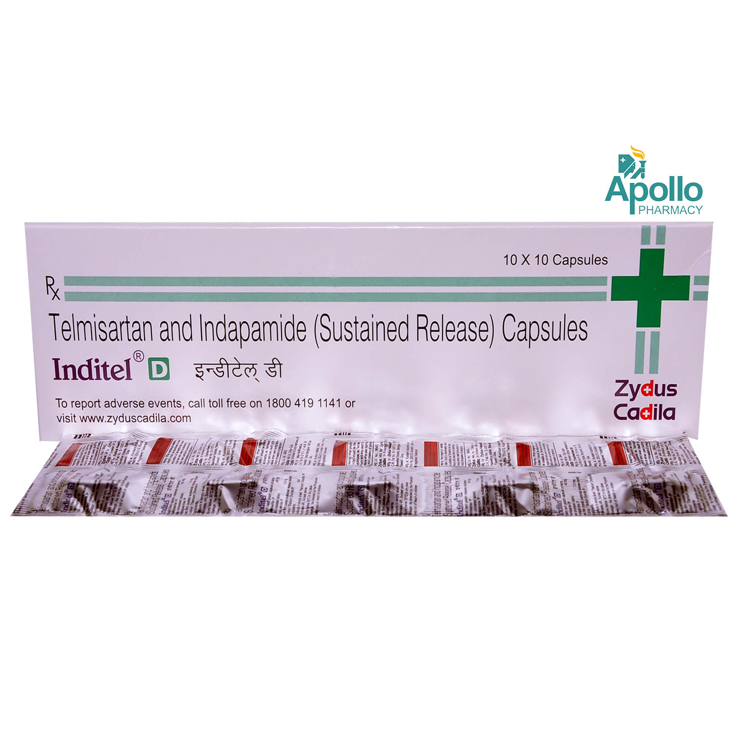 Inditel D Capsule 10's Price, Uses, Side Effects, Composition - Apollo ...
