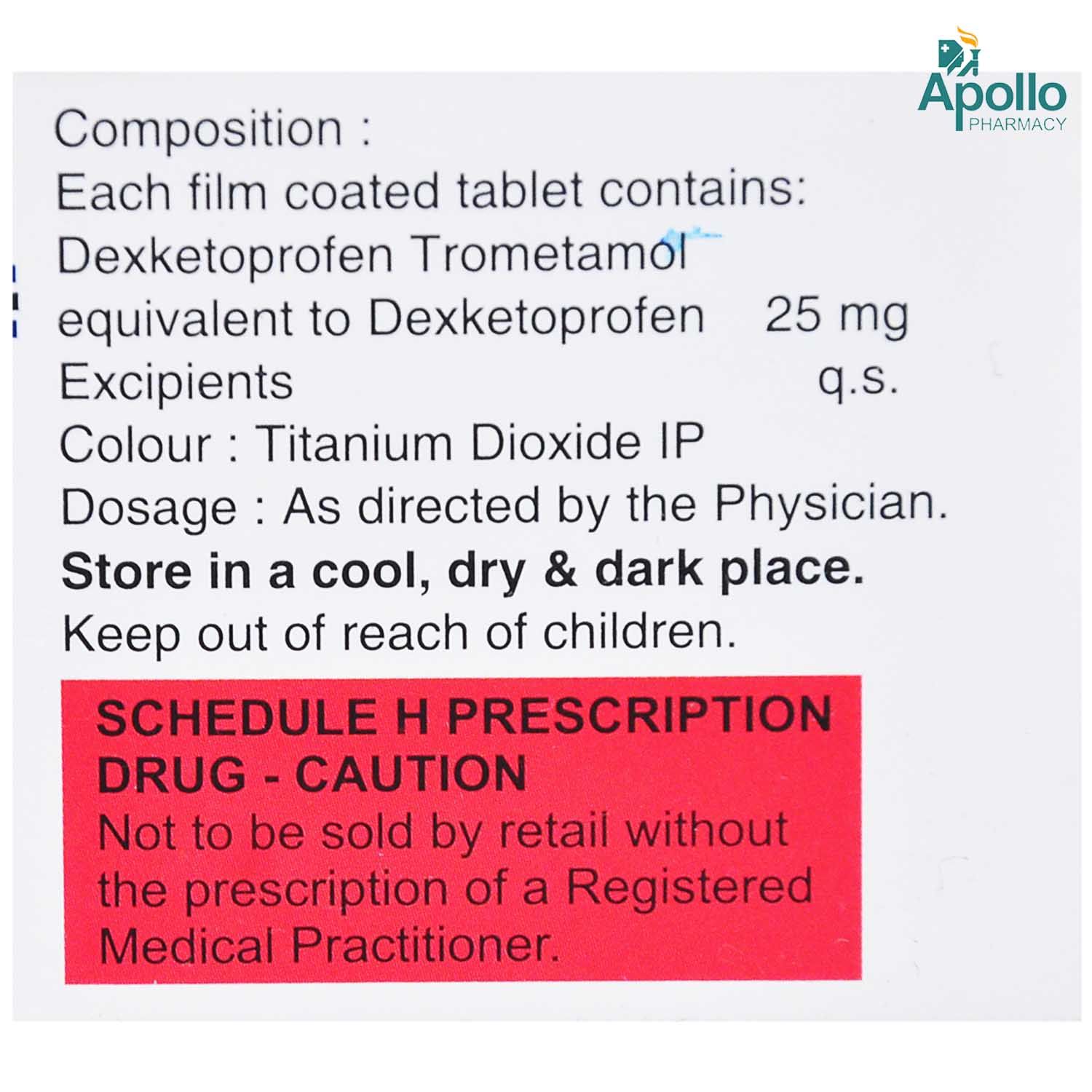 Infen-25 Tablet 10's Price, Uses, Side Effects, Composition - Apollo ...