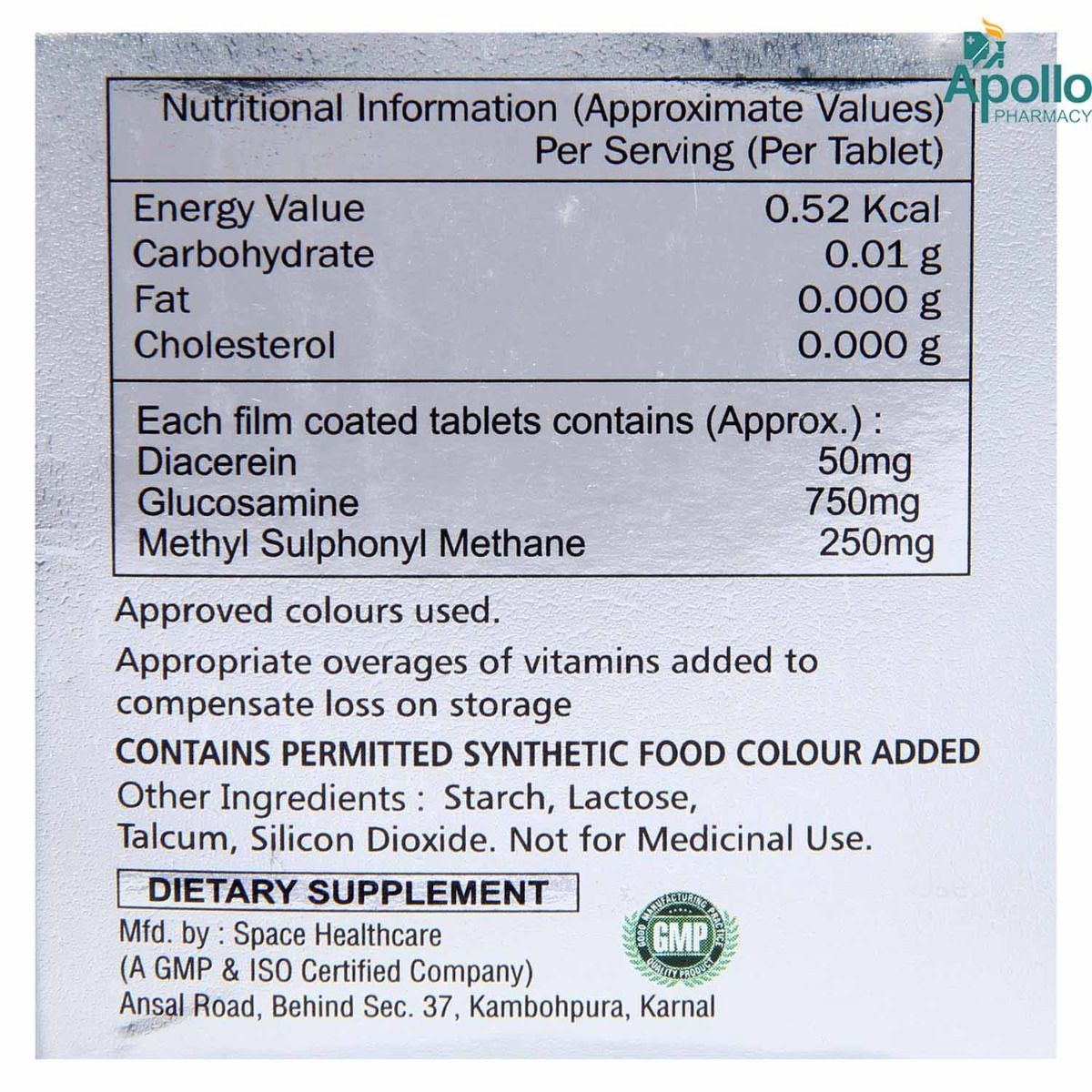 Infla-Joint Tablet 10's Price, Uses, Side Effects, Composition - Apollo ...