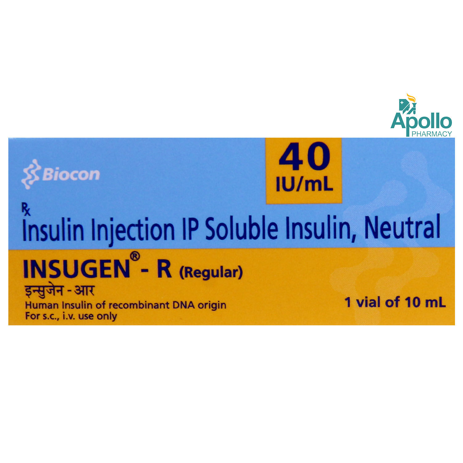 Insugen-R 40IU/ml Injection 10 ml Price, Uses, Side Effects ...