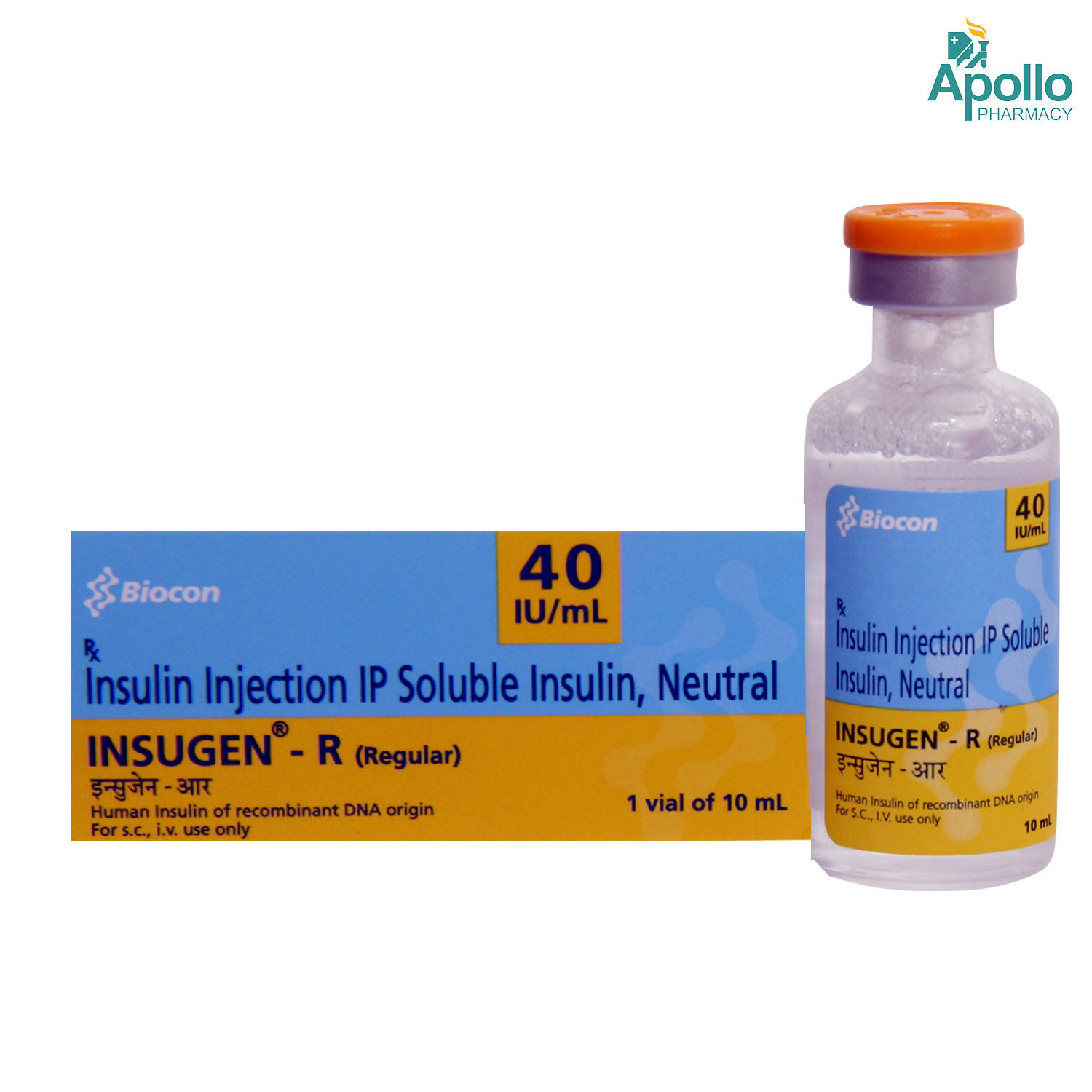 Insugen-R 40IU/ml Injection 10 ml Price, Uses, Side Effects ...
