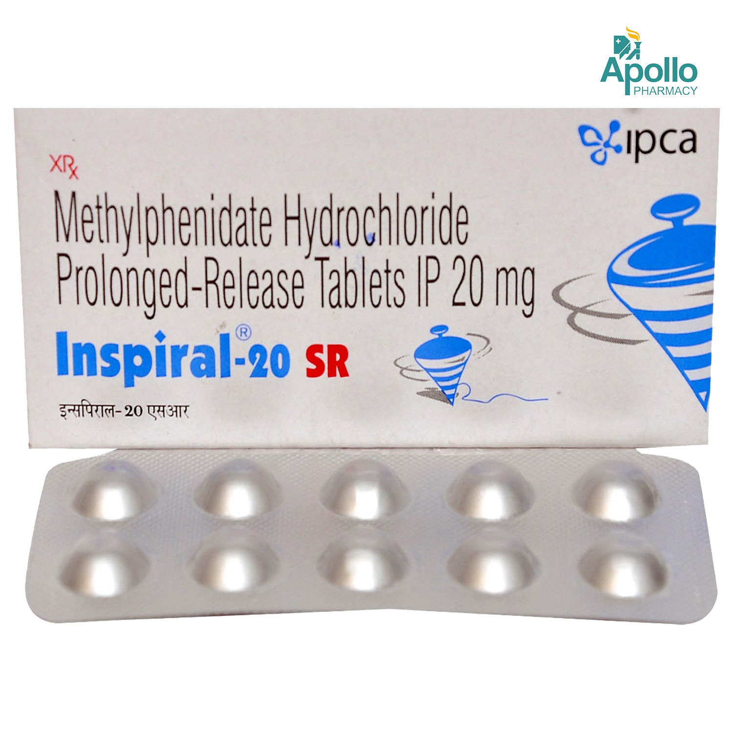 Inspiral 20 SR Tablet 10's Price, Uses, Side Effects, Composition - Apollo Pharmacy