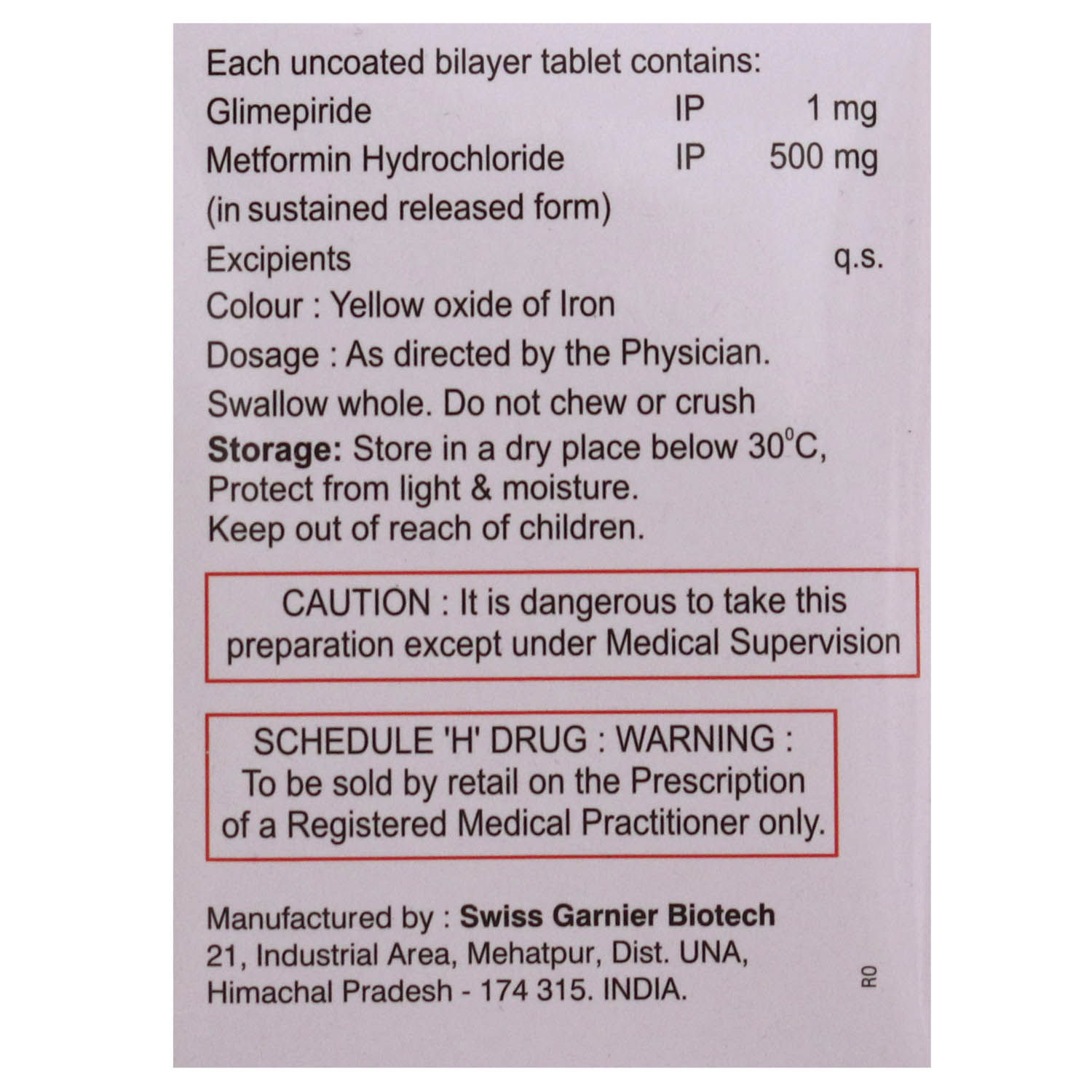 Insuform 1 Tablet 10's Price, Uses, Side Effects, Composition - Apollo ...