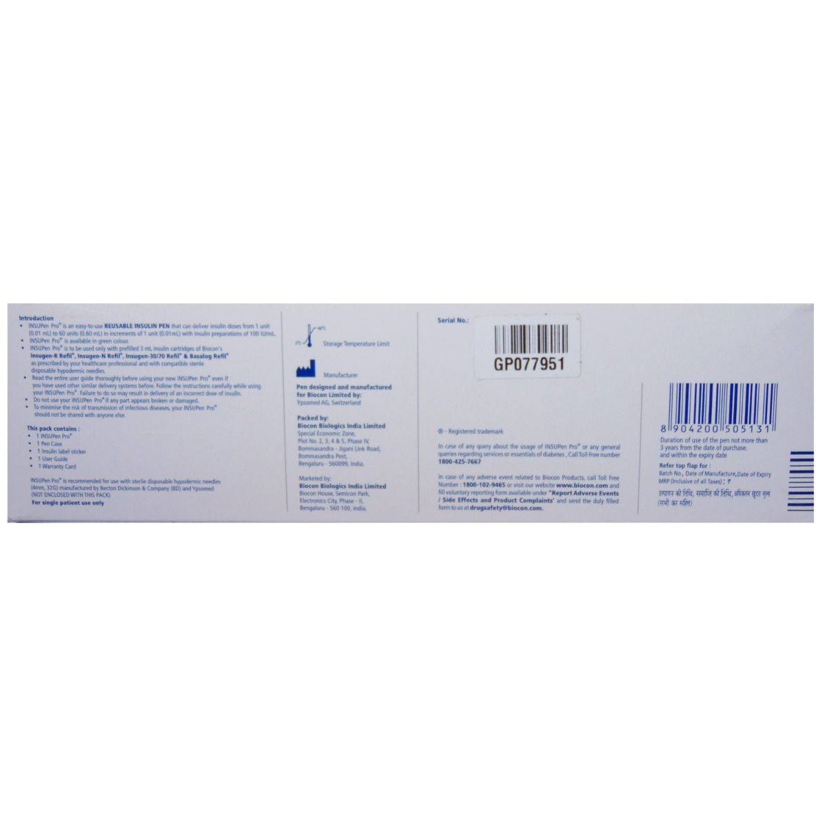 Insupen Pro Green | Uses, Side Effects, Price | Apollo Pharmacy