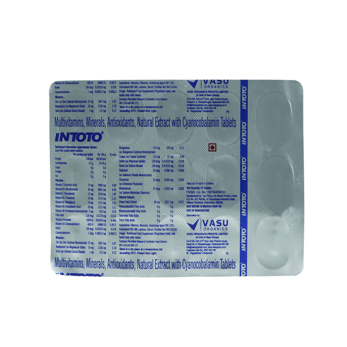 Intoto Tablet | Uses, Side Effects, Price | Apollo Pharmacy