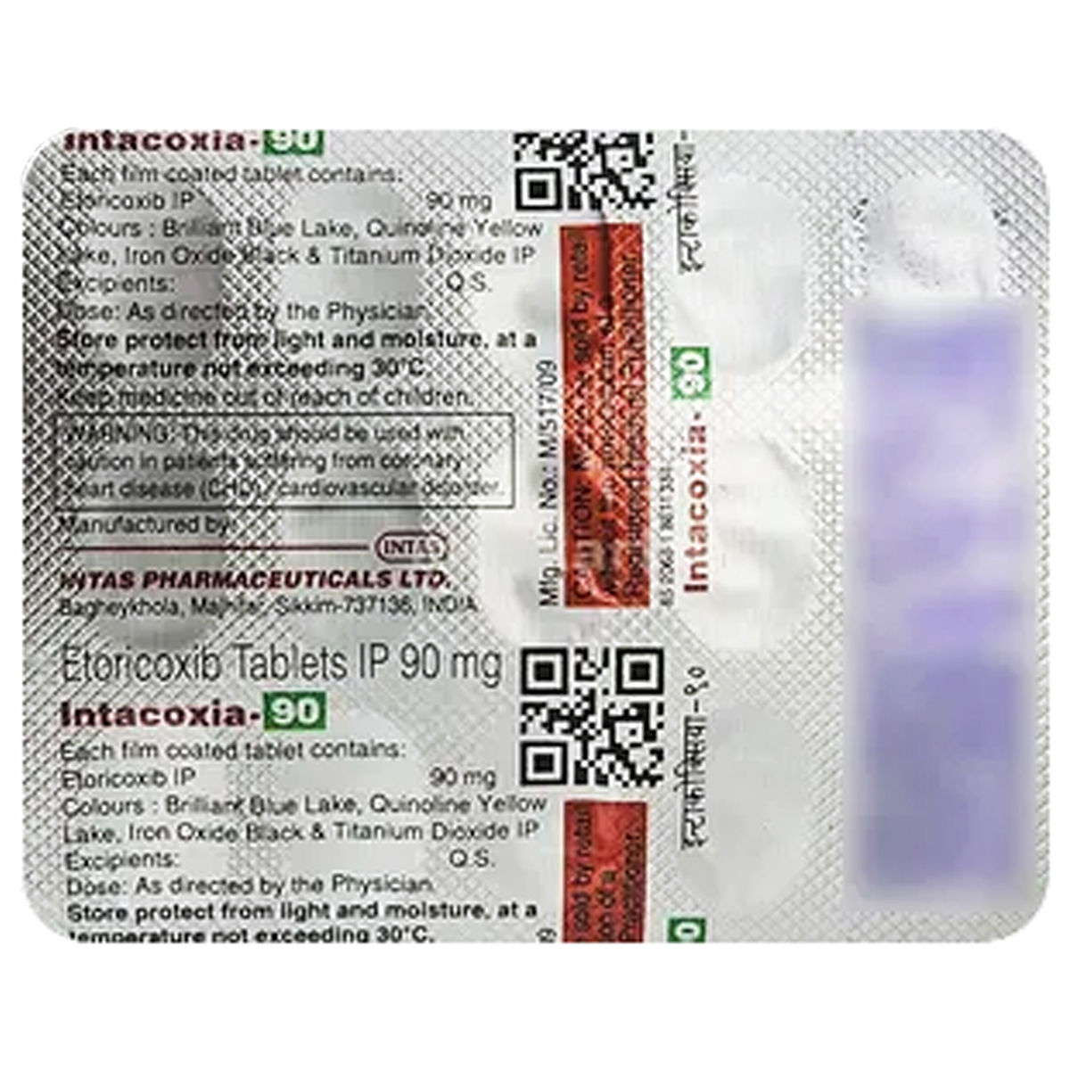 Intacoxia-90 Tablet 15's | Uses, Side Effects, Price | Apollo Pharmacy
