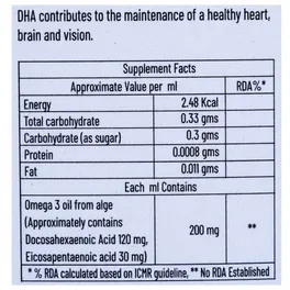 Iqnorm Dha 200 Mango Flav Oral Drops | Uses, Side Effects, Price ...