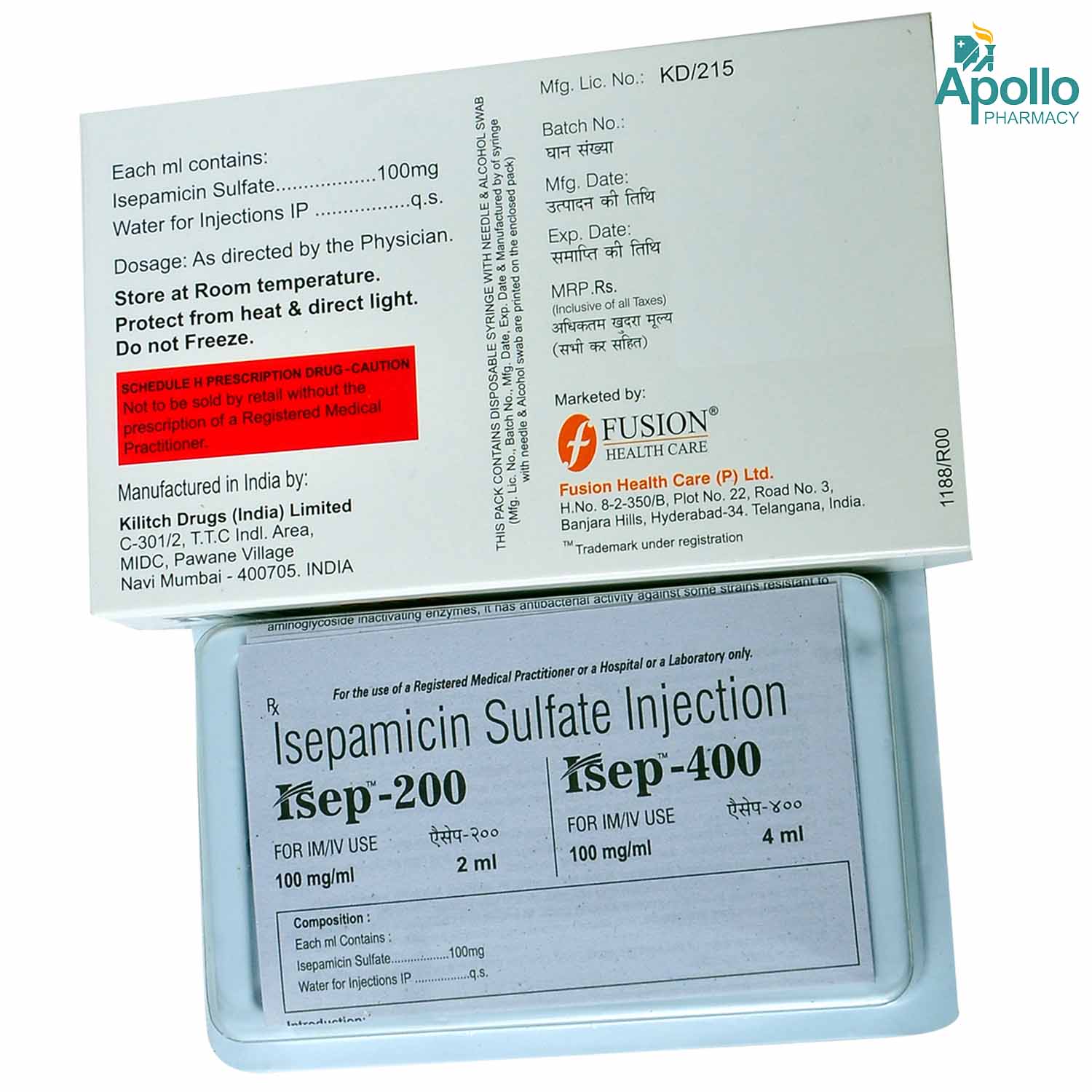 Isep-200mg Injection 2ml Price, Uses, Side Effects, Composition ...