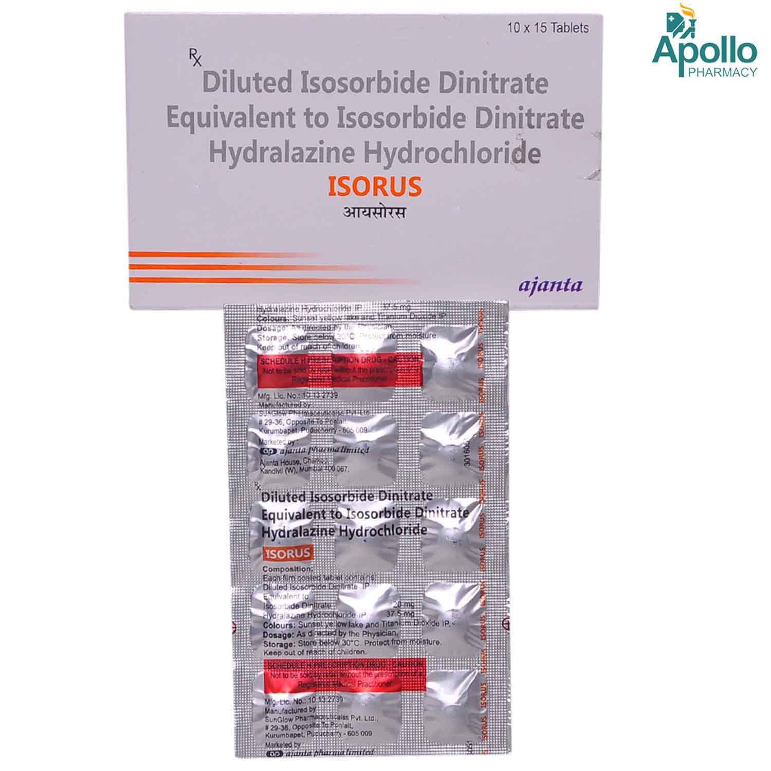 Isorus Tablet | Uses, Side Effects, Price | Apollo Pharmacy