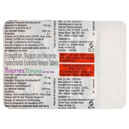 Istamet Empa 10/100/1000 Tablet 10's | Uses, Side Effects, Price ...