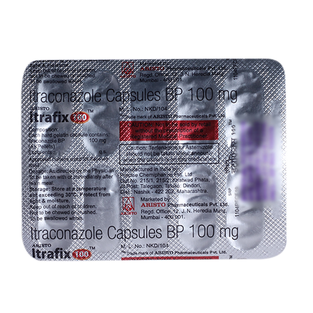 Itrafix-100 Capsule | Uses, Side Effects, Price | Apollo Pharmacy