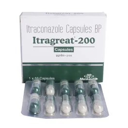 Itragreat-200 Capsule | Uses, Side Effects, Price | Apollo Pharmacy