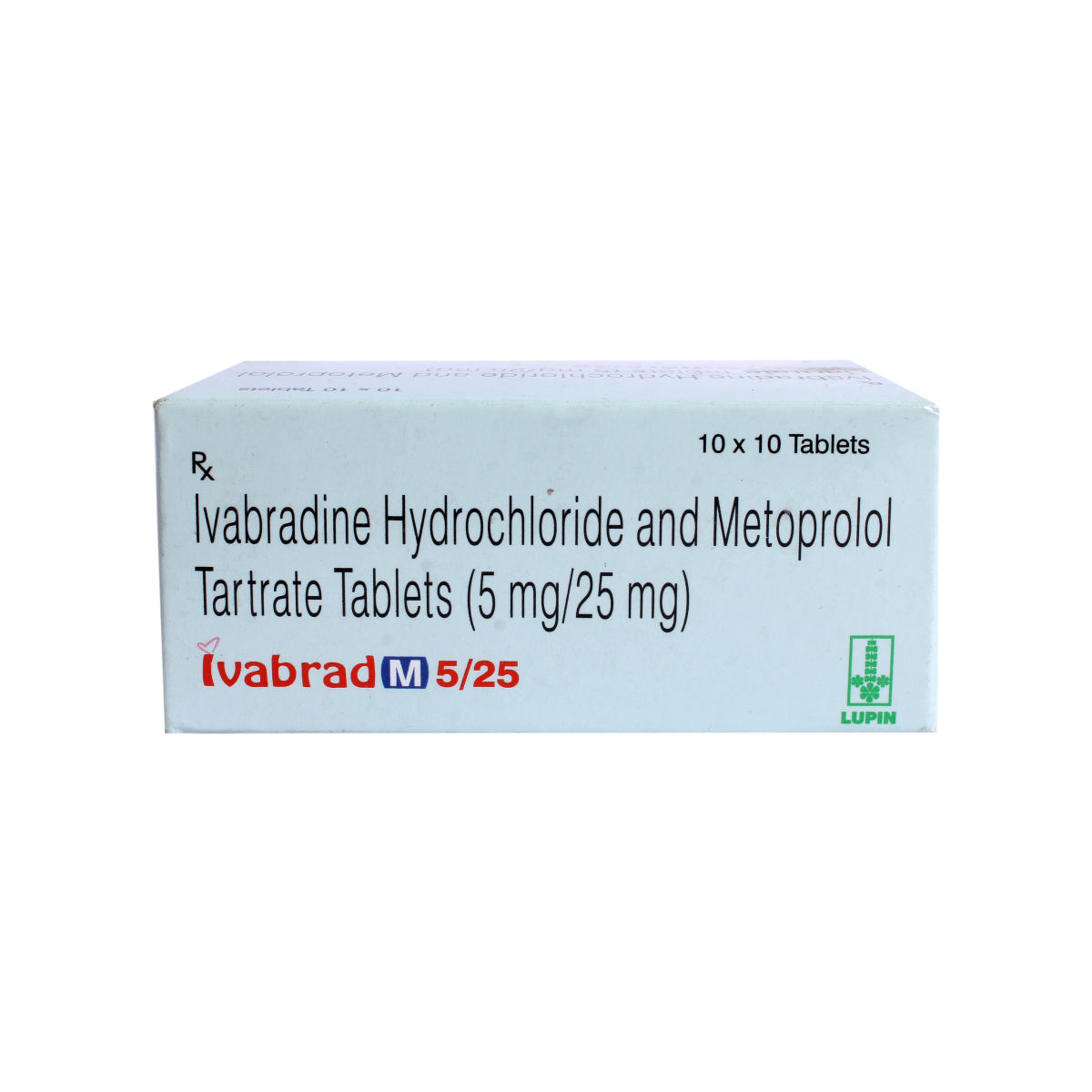 Ivabrad M 5/25 Tablet 10's Price, Uses, Side Effects, Composition ...