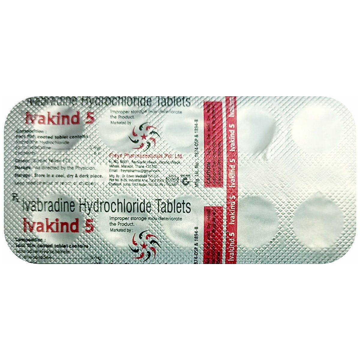 Ivakind 5 Tablet 10's | Uses, Side Effects, Price | Apollo Pharmacy