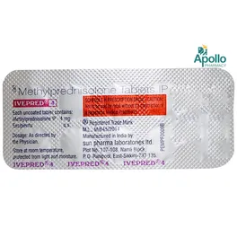 Ivepred 4 Tablet | Uses, Side Effects, Price | Apollo Pharmacy