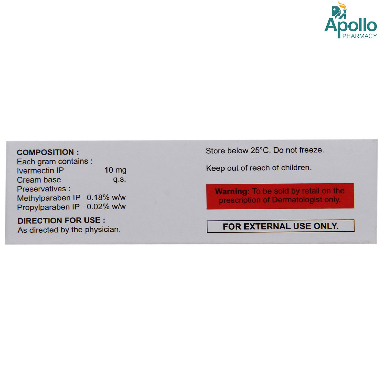 Ivrea Cream 30 gm Price, Uses, Side Effects, Composition - Apollo Pharmacy