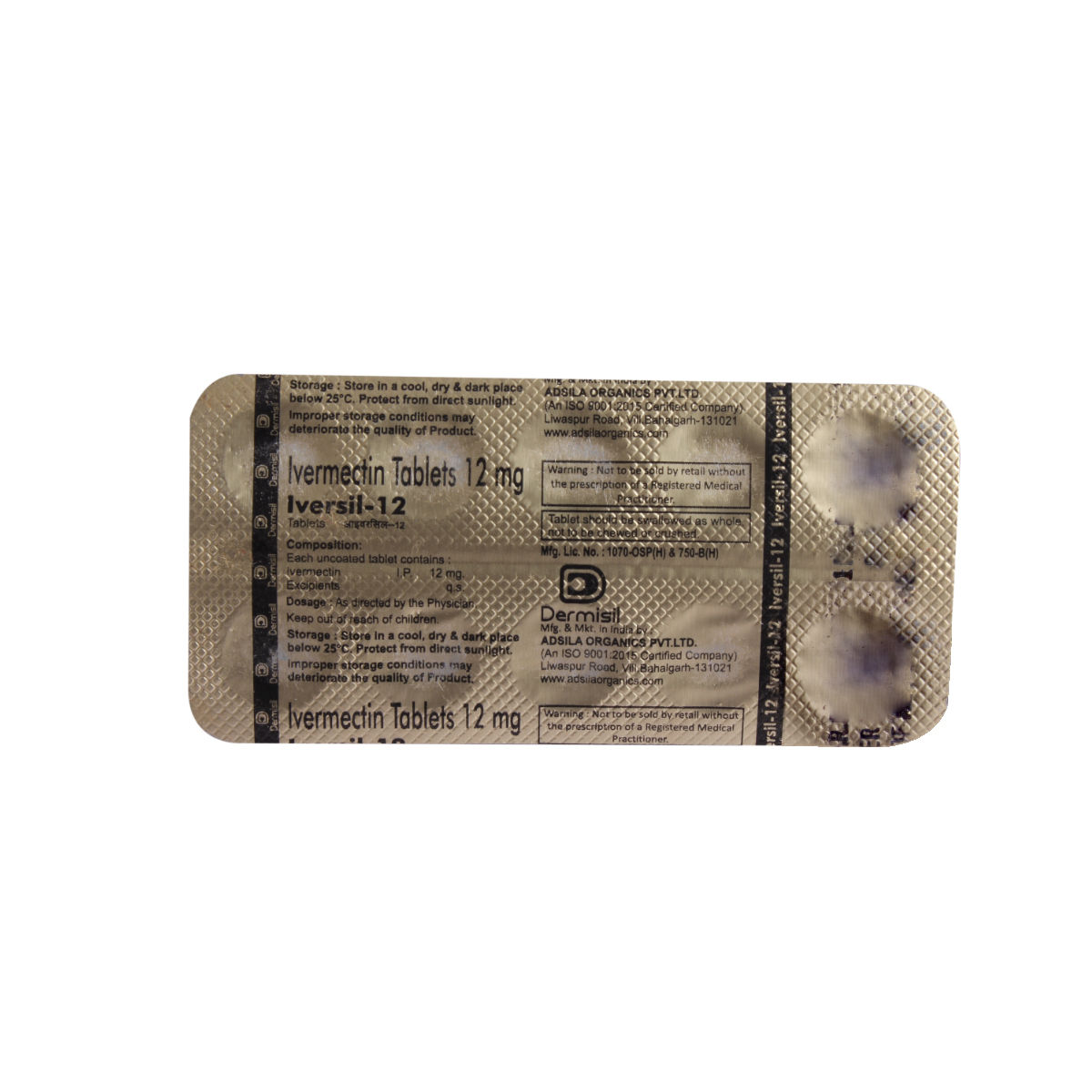 Iversil-12 Tablet 10's Price, Uses, Side Effects, Composition - Apollo ...