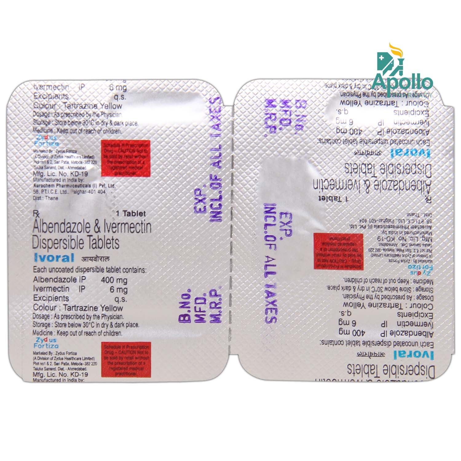 Ivoral Tablet | Uses, Side Effects, Price | Apollo Pharmacy