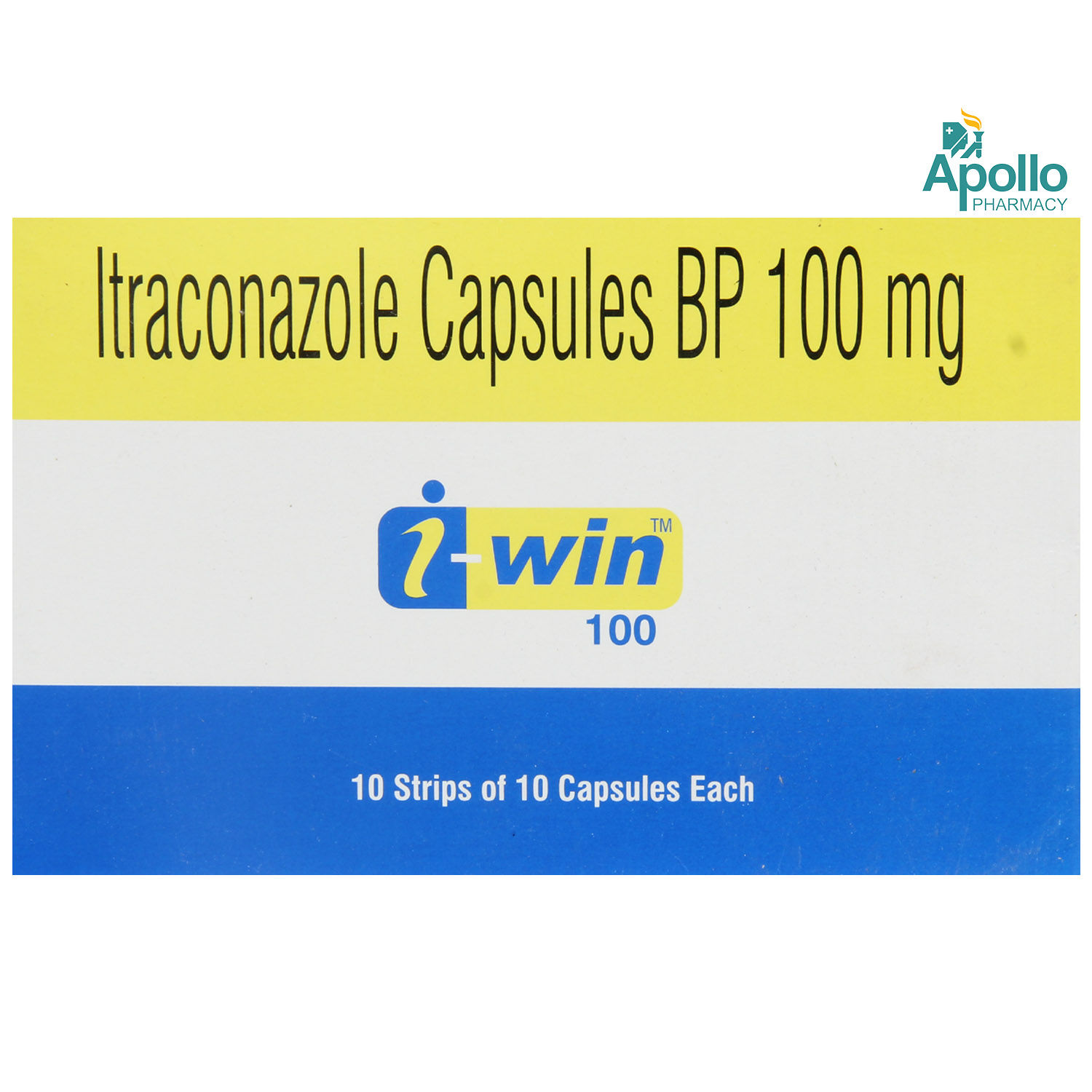 I Win 100 Capsule 10's Price, Uses, Side Effects, Composition - Apollo ...