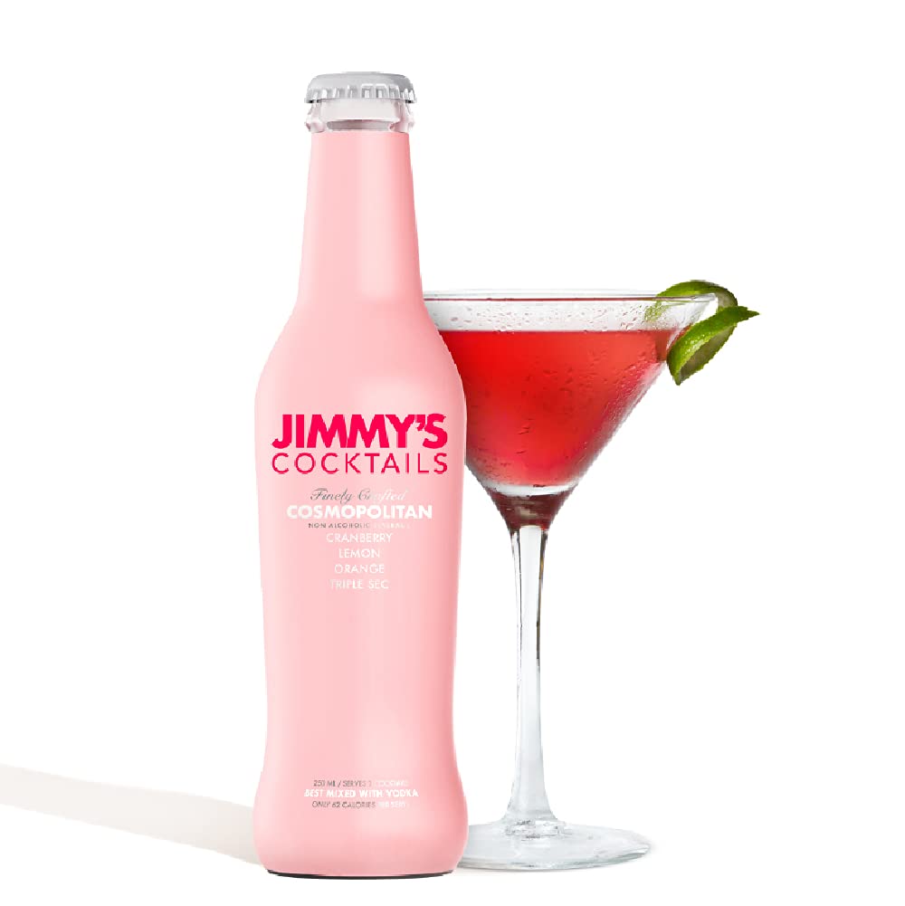 Buy Jimmy's Cocktails Cosmopolitan Cocktail Mixer, 250 ml | 19 Minutes ...