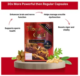 Buy Jinga Gold, 4 Capsules | 19 Minutes Delivery | Apollo Pharmacy