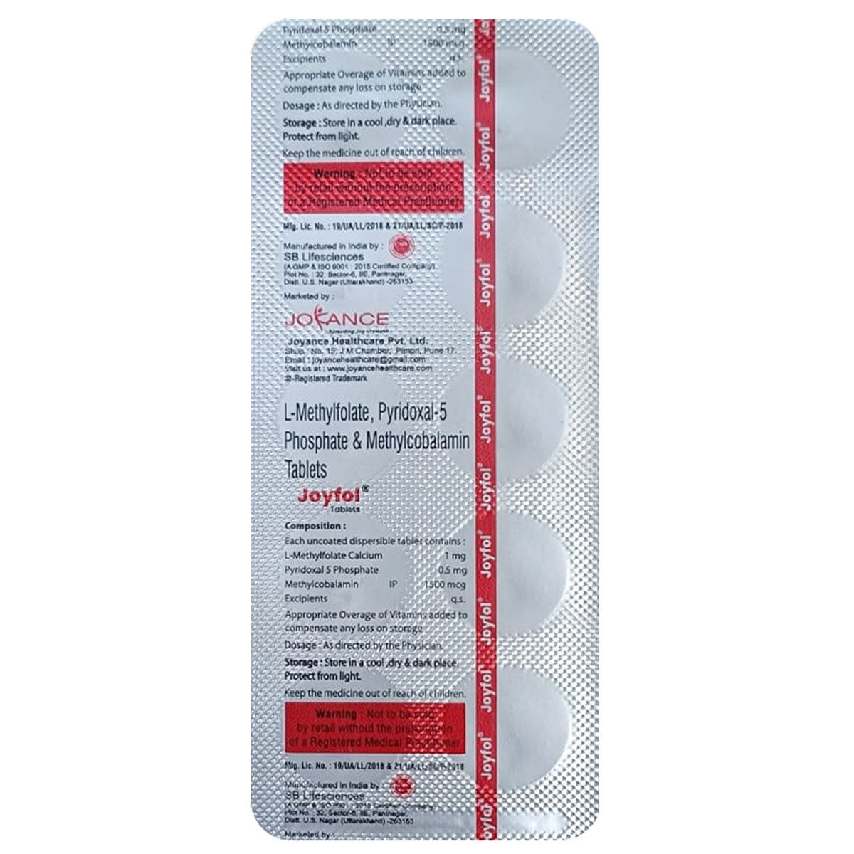 Joyfol Tablet 10's | Uses, Side Effects, Price | Apollo Pharmacy
