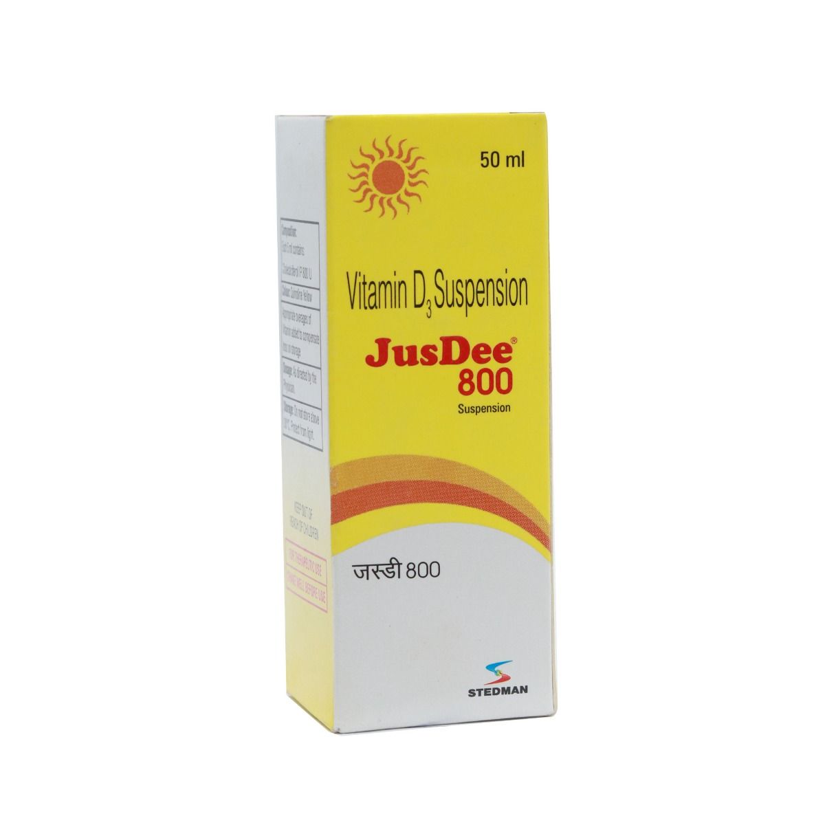 Jusdee 800IU Suspension 50 ml Price, Uses, Side Effects, Composition ...